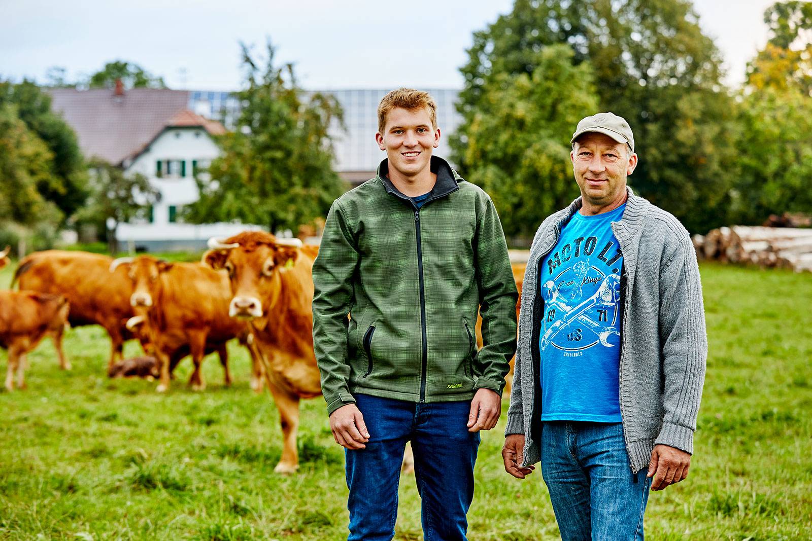 Bauern Karl-Josef & Florian Hehl und ihre Limousin Rinder im Portrait ...